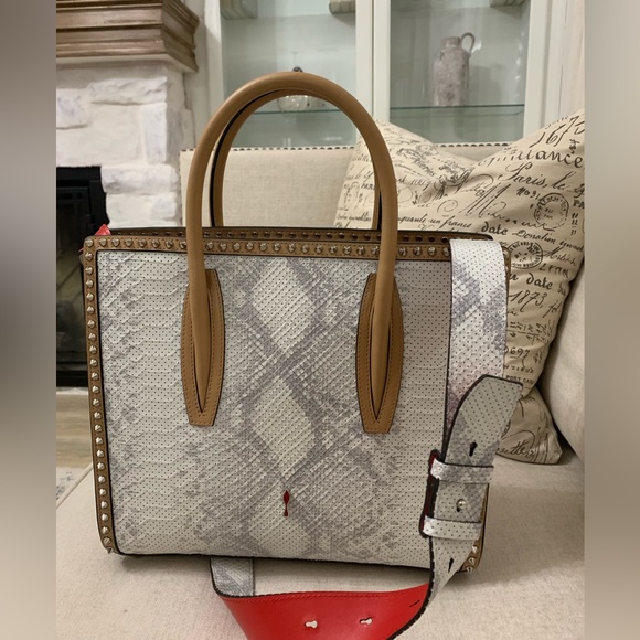 Christian Louboutin | Bags | Christian Louboutin Medium Paloma Snake ...